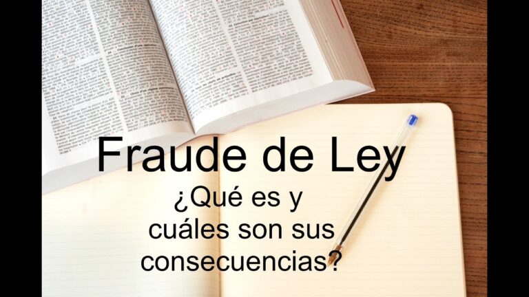¿Qué es el fraude de ley y cómo afecta a la sociedad? - firmalegal.es ...