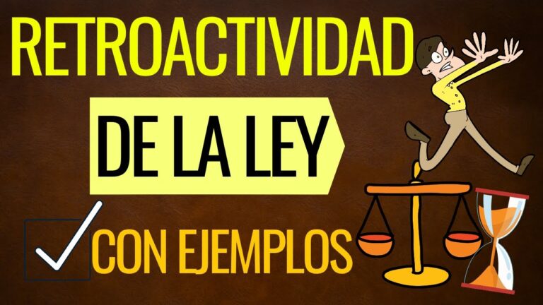 Cuándo se aplica la retroactividad de la ley: todo lo que debes saber - firmalegal.es - Blog ...